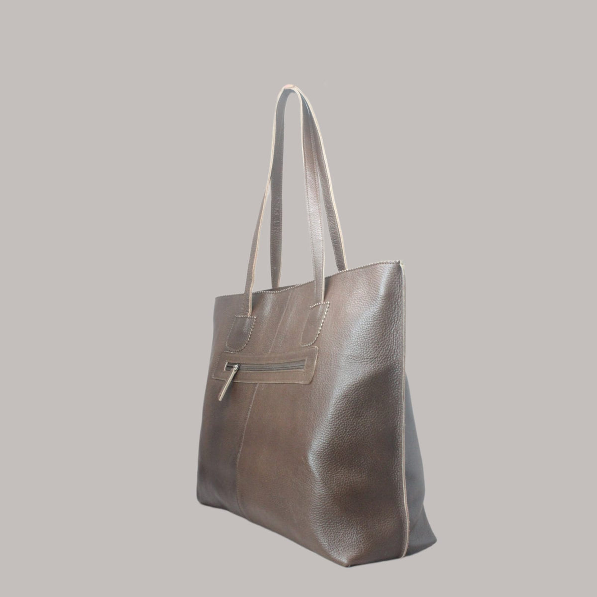 Taha Genuine Leather Brown Women's Tote Bag – Dharavi Market